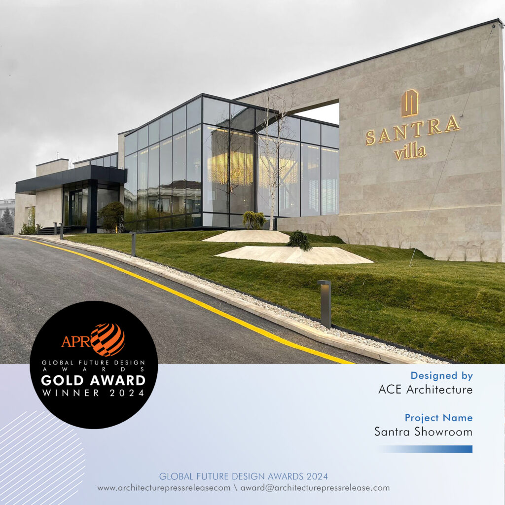 Gold Winner Ödülü - Santra Villa Satış Ofisi - ACE ARCHITECTURE